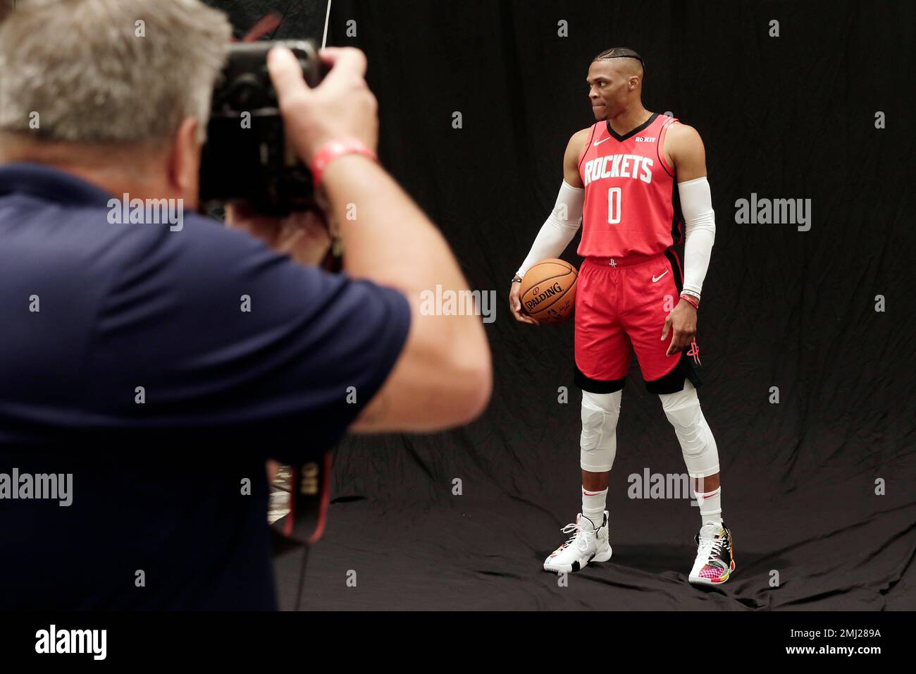 Houston Rockets' Russell Westbrook is photographed during NBA ...