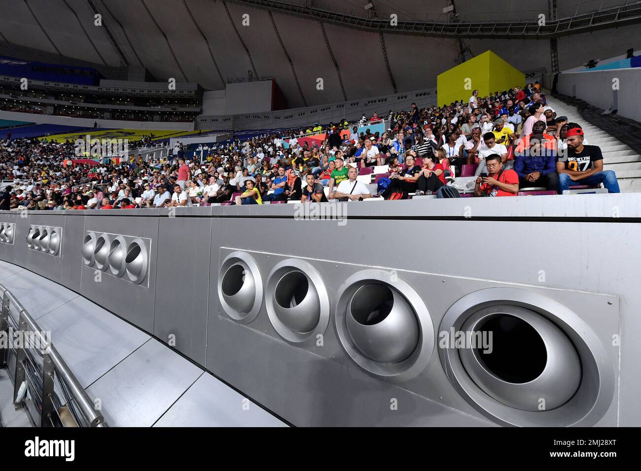 The air conditioning system of the Khalifa International stadium is ...