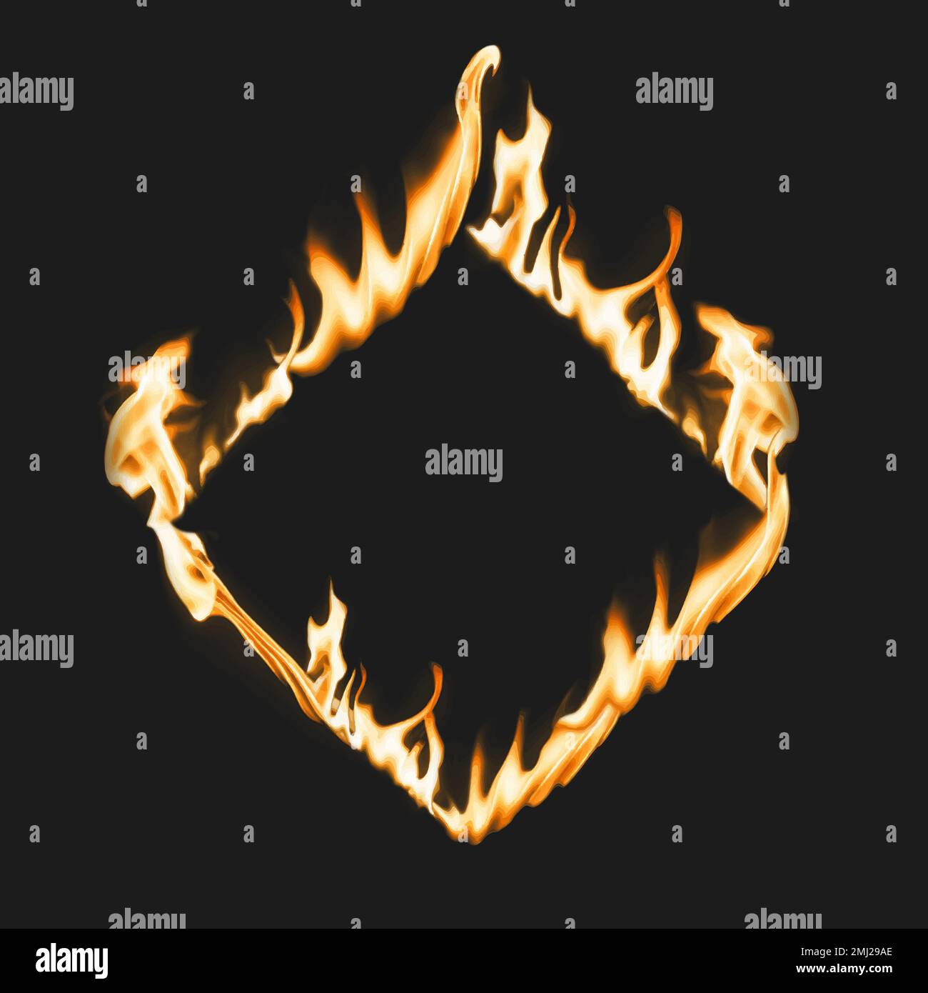 Flaming frame Stock Vector Images - Alamy