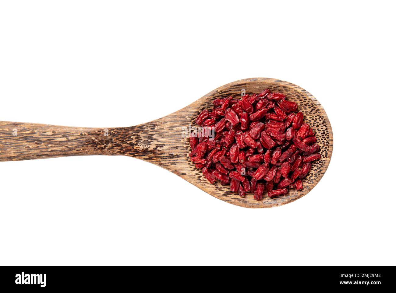 Pile of dried Berberis vulgaris also known as common barberry, European ...