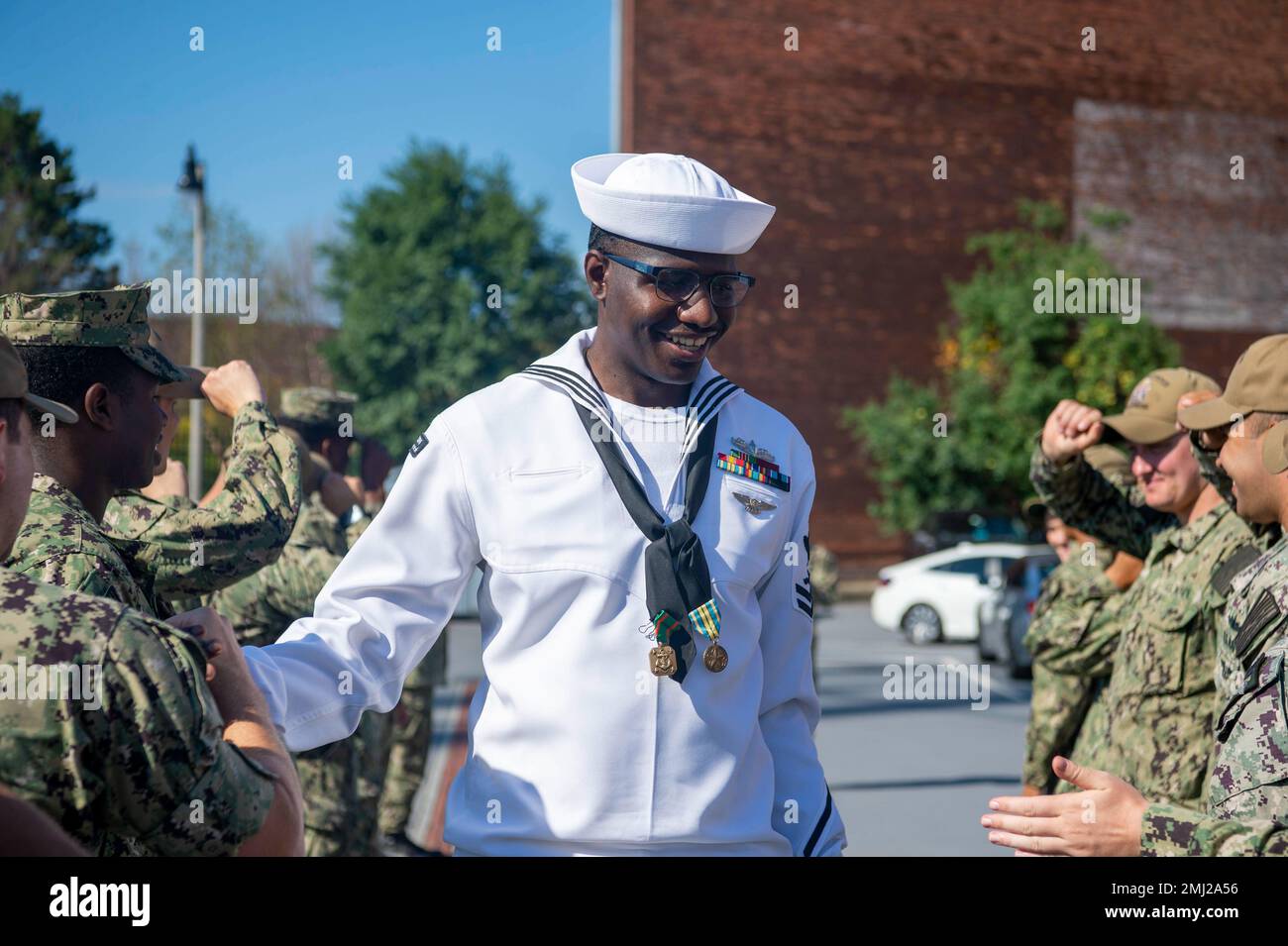 BOSTON (Aug 25, 2022) U.S. Navy Aviation Ordnanceman 2nd Class Dominic ...