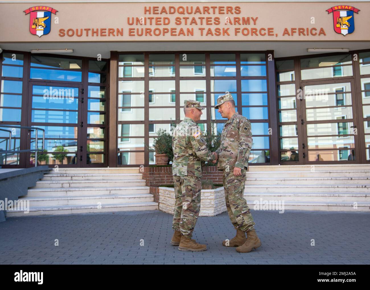 U.S. Army Southern European Task Force, Africa Commanding General Maj ...