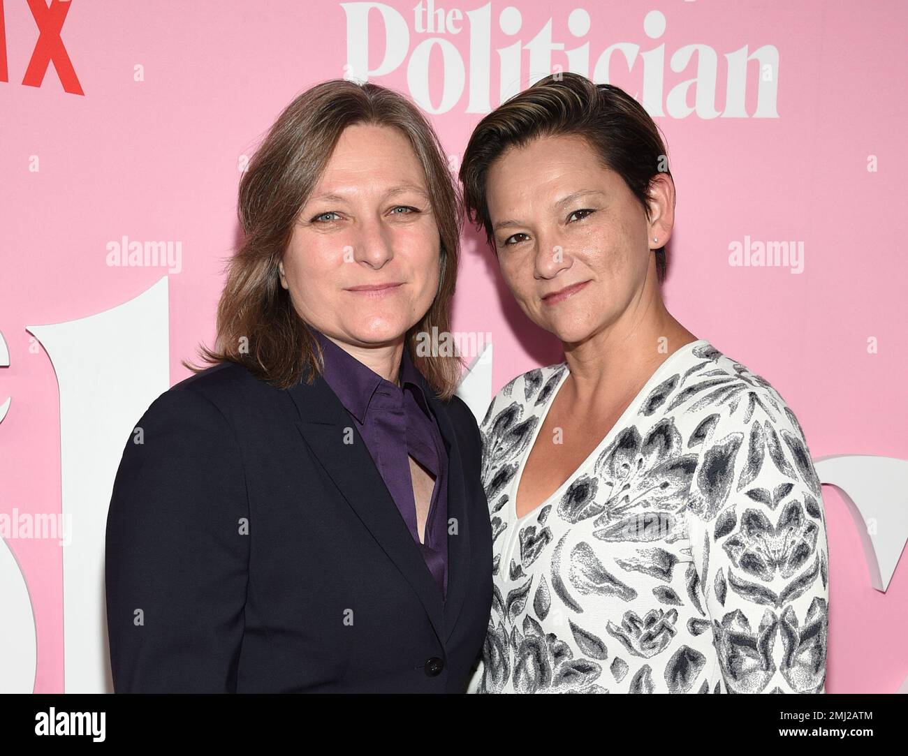 Netflix VP content acquisition and original series Cindy Holland, left ...