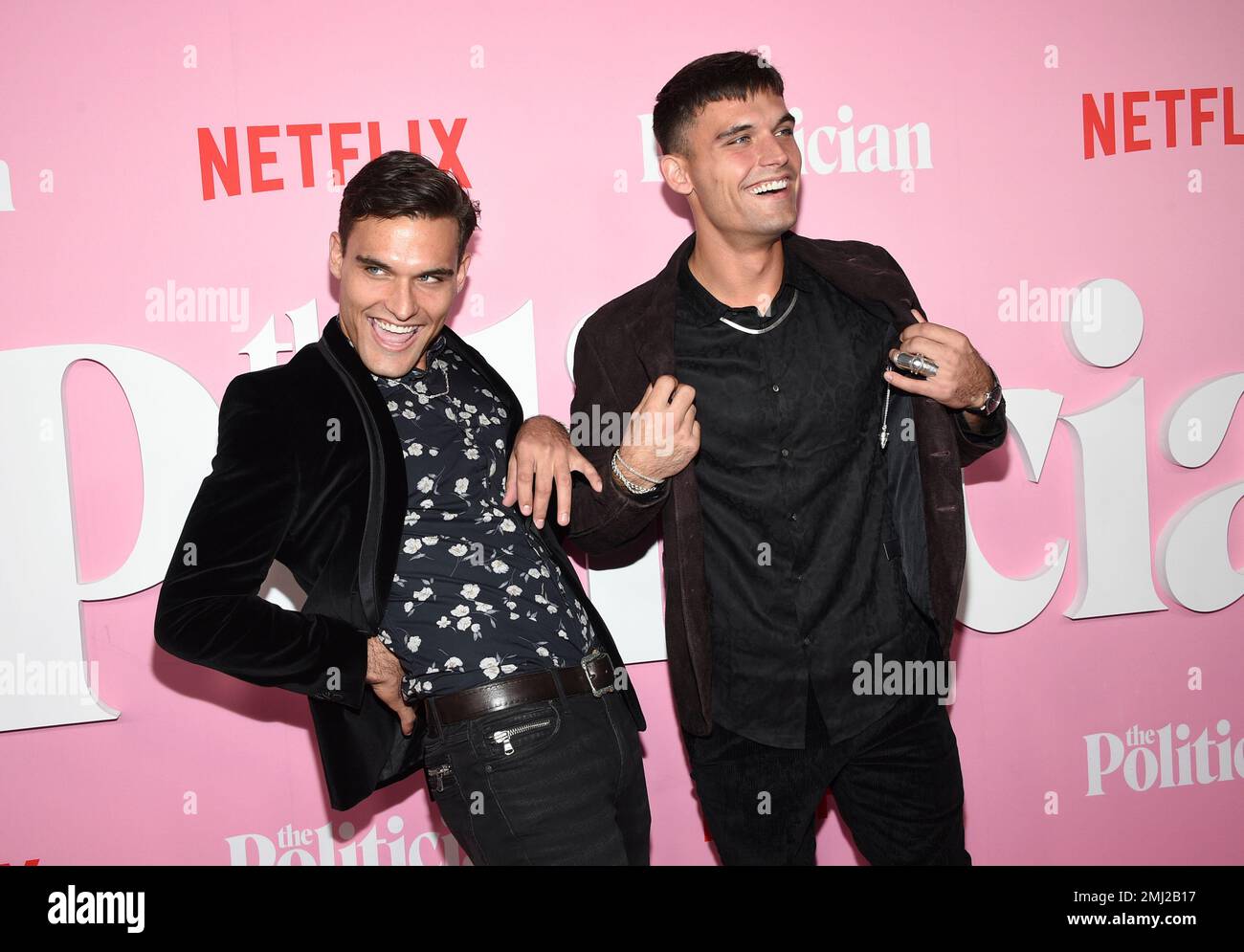 Trey Eason and Trevor Eason attend the premiere of Netflix's "The ...
