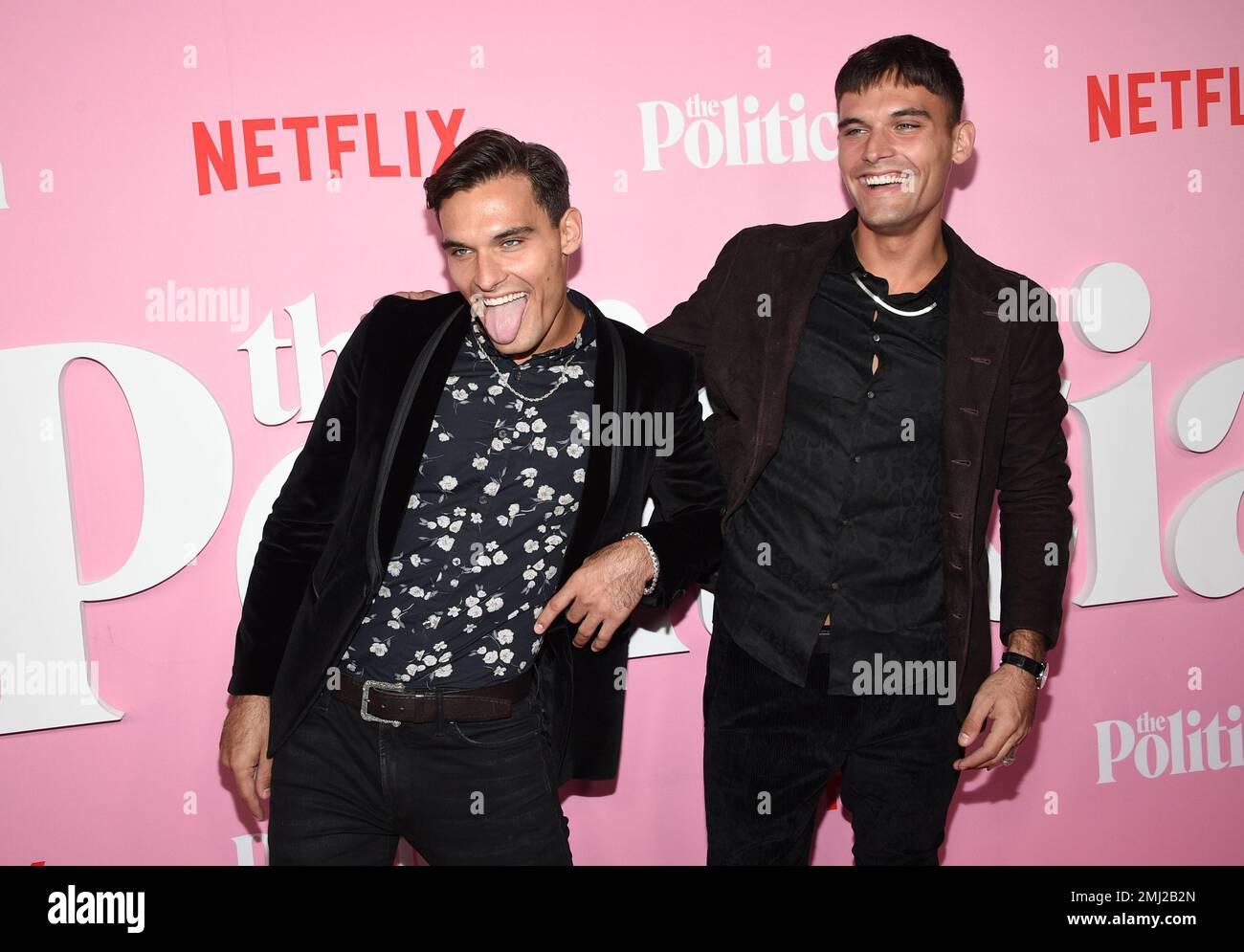 Trey Eason and Trevor Eason attend the premiere of Netflix's "The ...