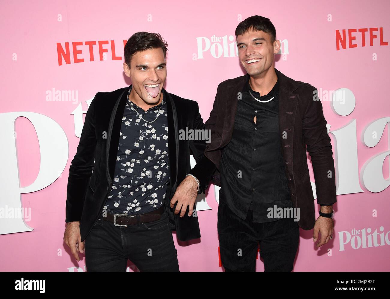 Trey Eason and Trevor Eason attend the premiere of Netflix's "The ...