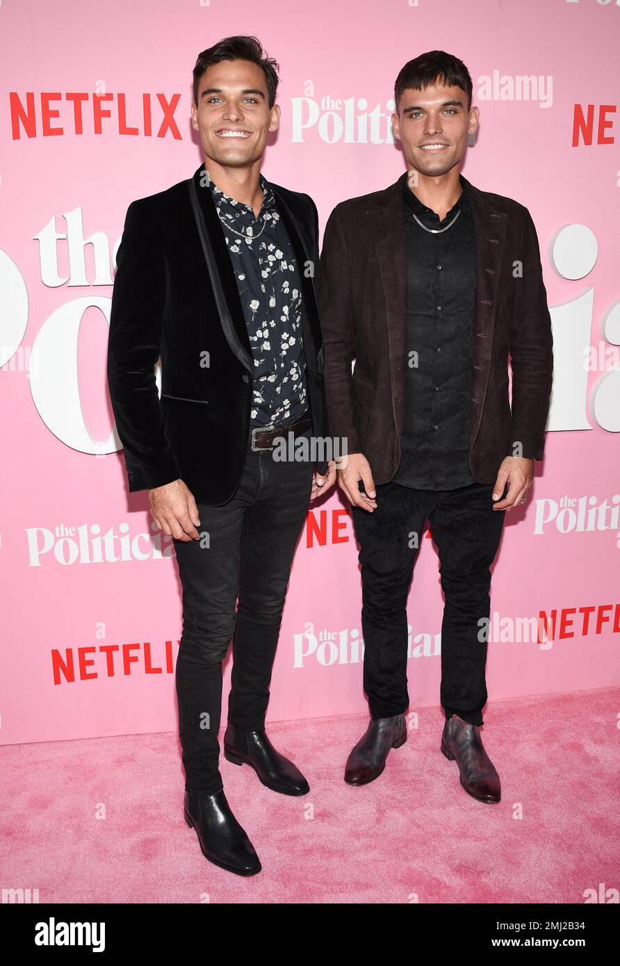 Trey Eason and Trevor Eason attend the premiere of Netflix's "The ...