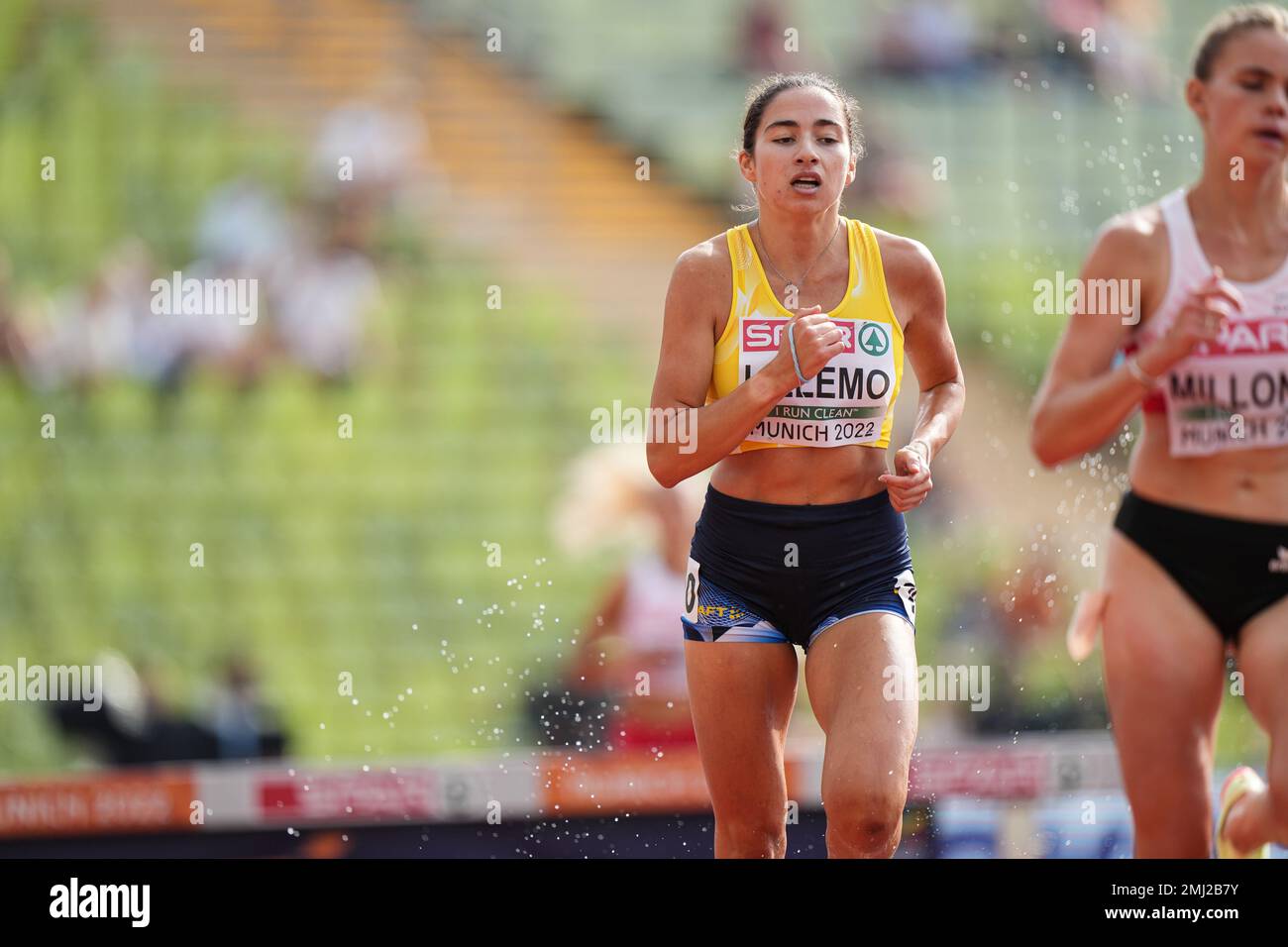 Emilia LILLEMO participating in the 3000m steeplechase of the European ...