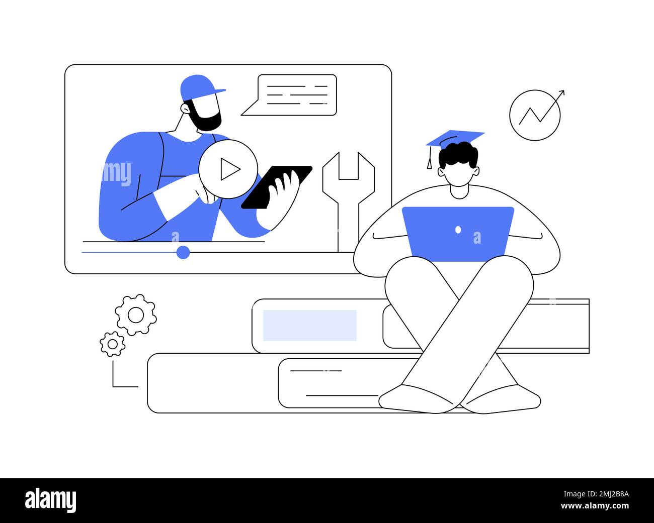 Vocational education abstract concept vector illustration Stock Vector ...