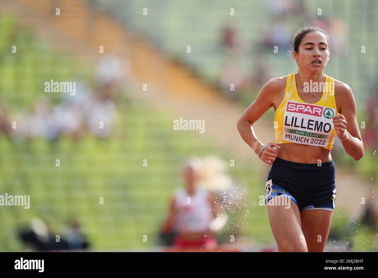 Emilia LILLEMO participating in the 3000m steeplechase of the European ...