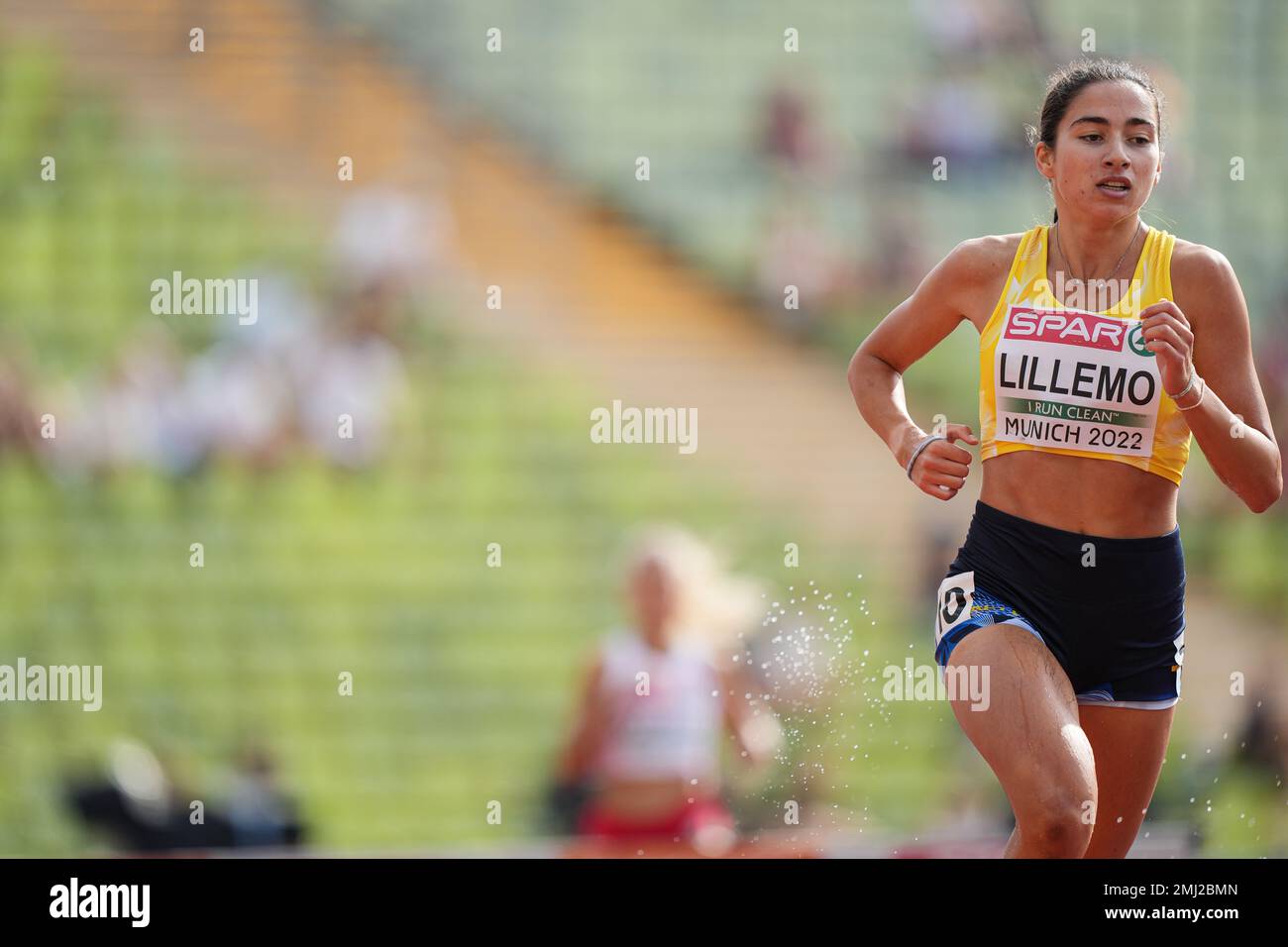 Emilia LILLEMO participating in the 3000m steeplechase of the European ...