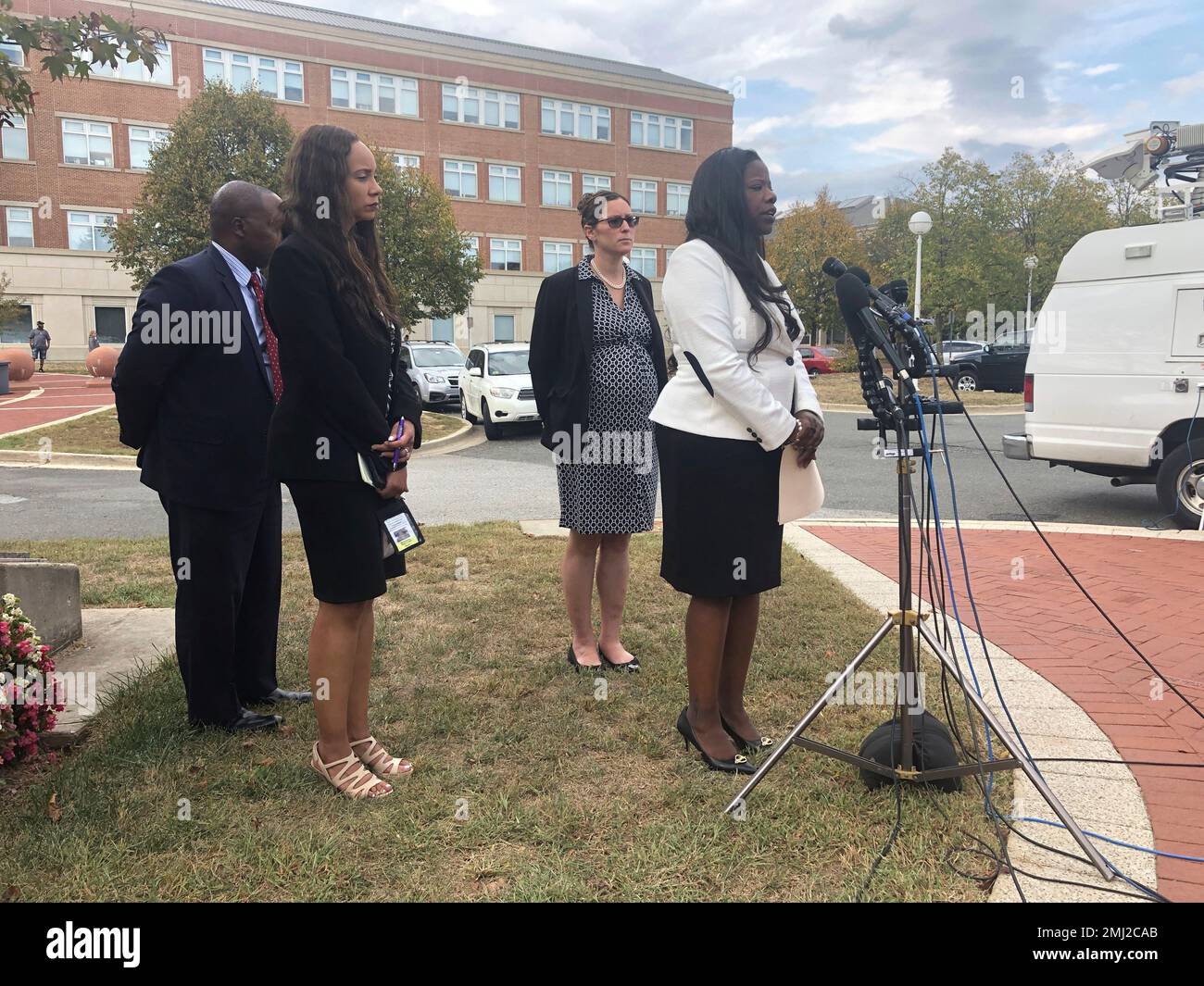 From right to left: Prince George's County State’s Attorney Aisha ...