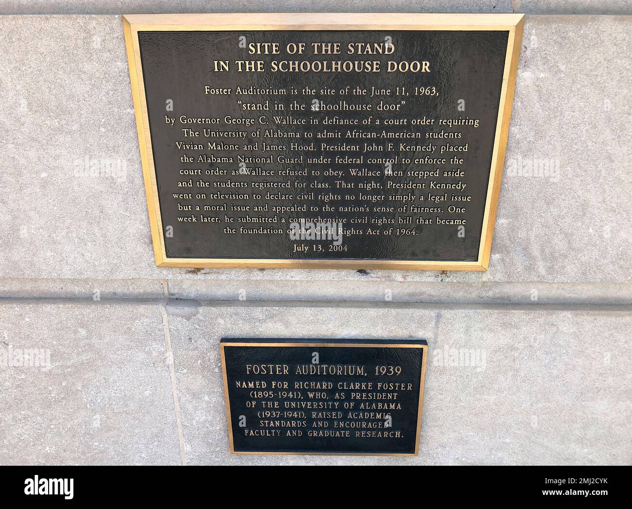 In this June 16, 2019 photo, plaques on the wall commemorate the "stand ...