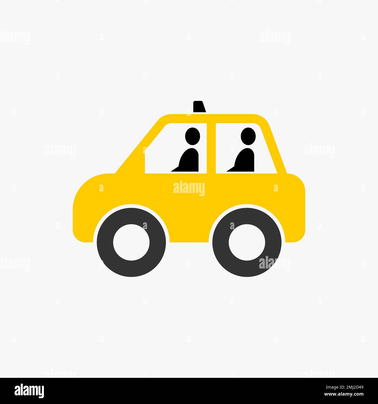 Simple and unique mini small taxi car with two or four passengers ...