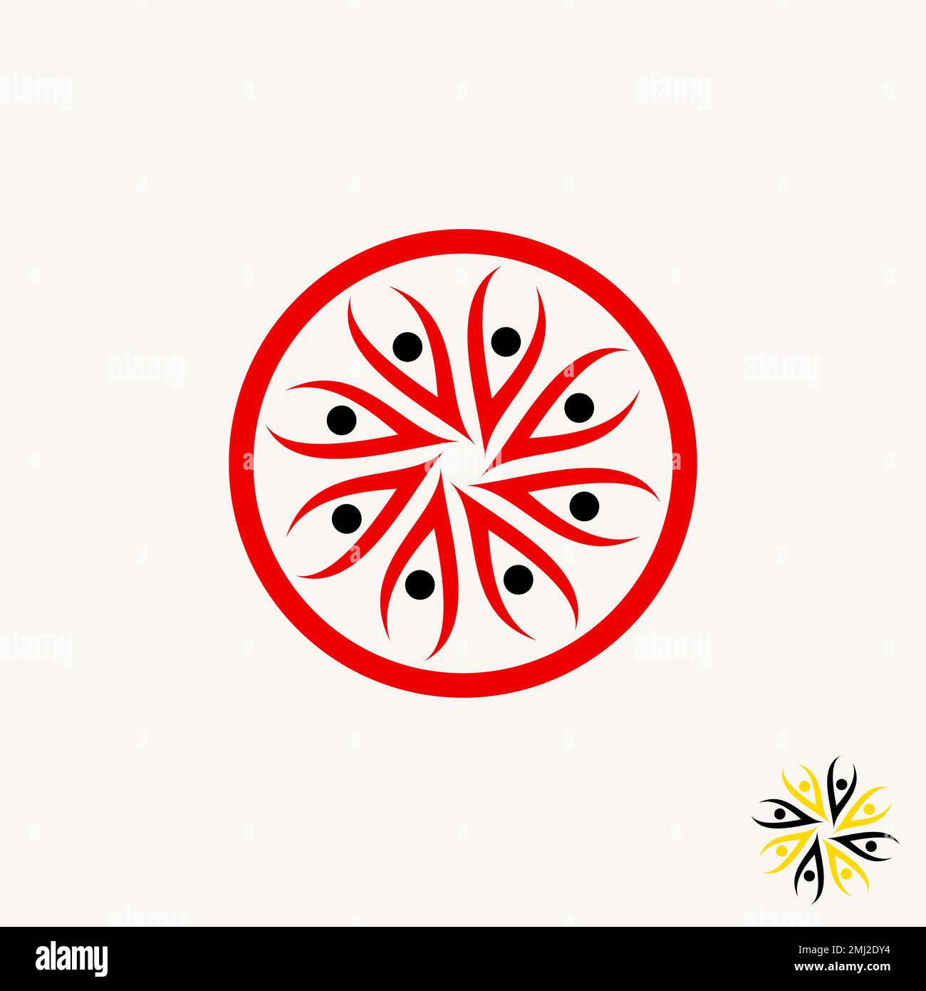 Circle of people graphic hi-res stock photography and images - Alamy