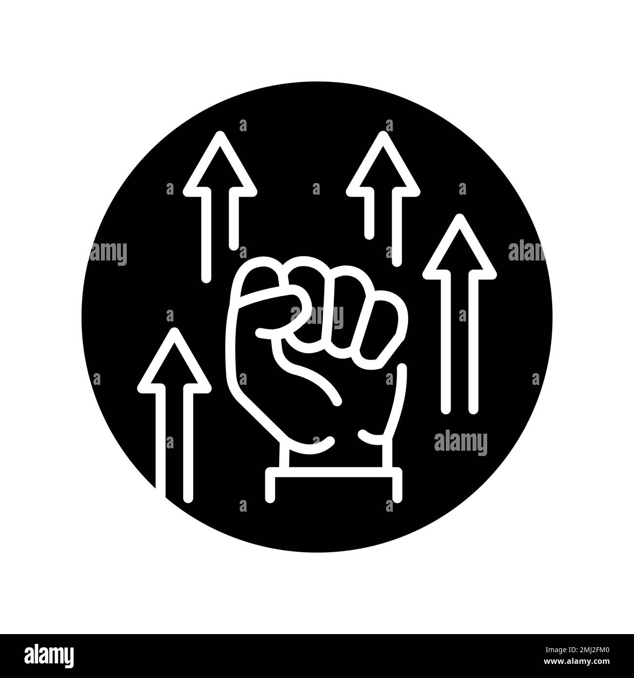 Motivation black line icon. Self development. Pictogram for web page ...
