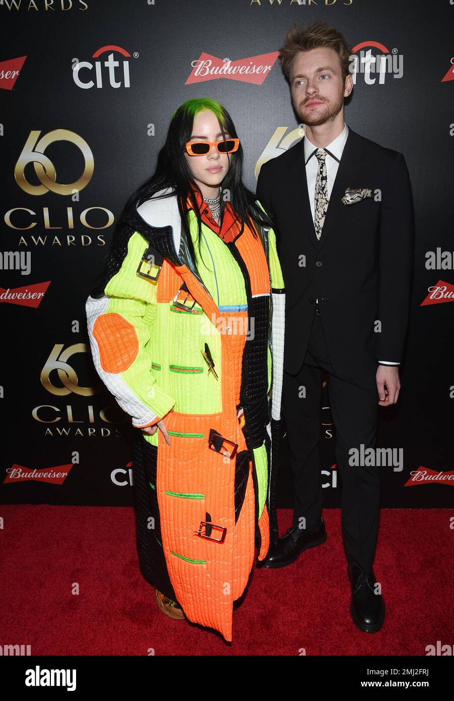Singer Songwriters Billie Eilish Left And Her Brother Finneas O