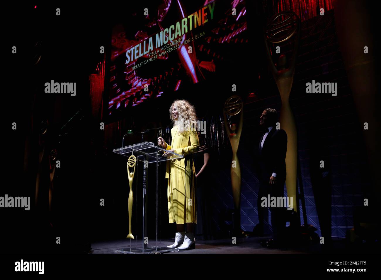 Ida Simonsen, US President, Stella MCCartney, speaks on stage at the ...