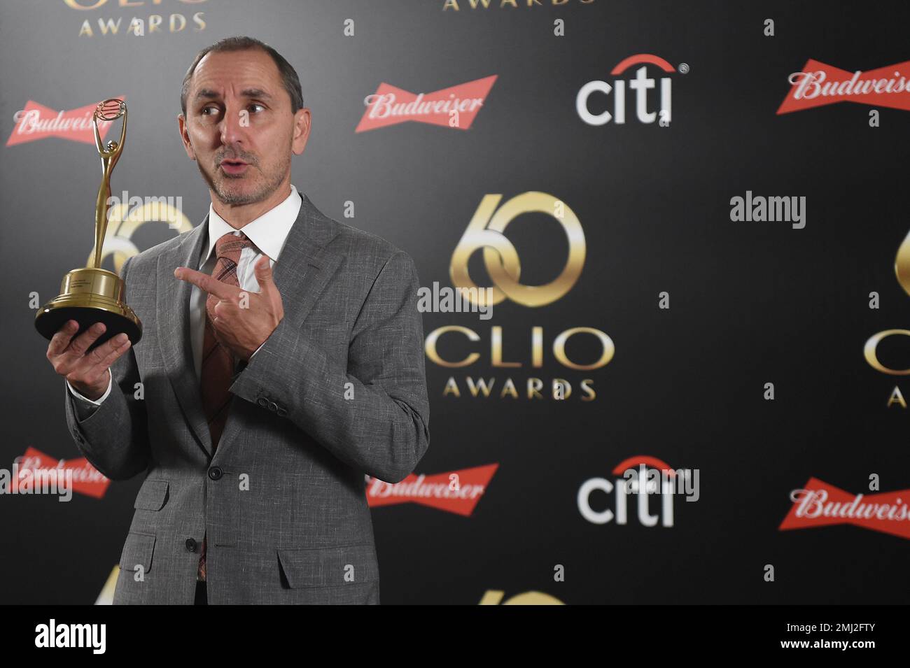 David Droga, recipient of the Clio Lifetime Achievement Award, in the ...