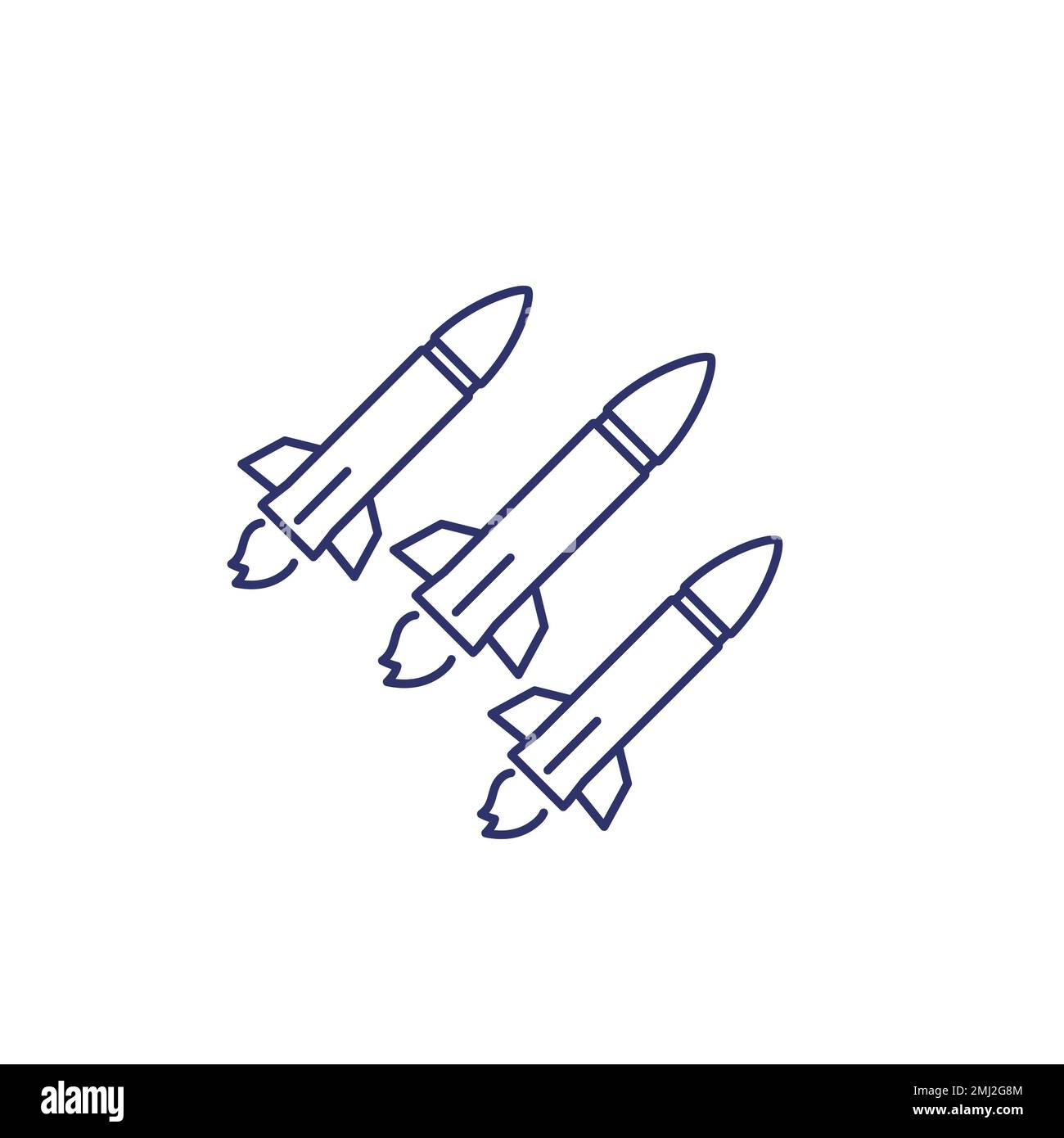 Air defense missiles on Stock Vector Images - Alamy