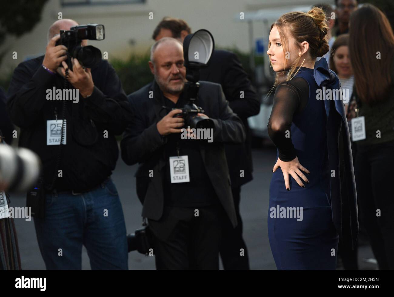 Pearl Amanda Dickson arrives at the Los Angeles premiere of "Lucy in ...