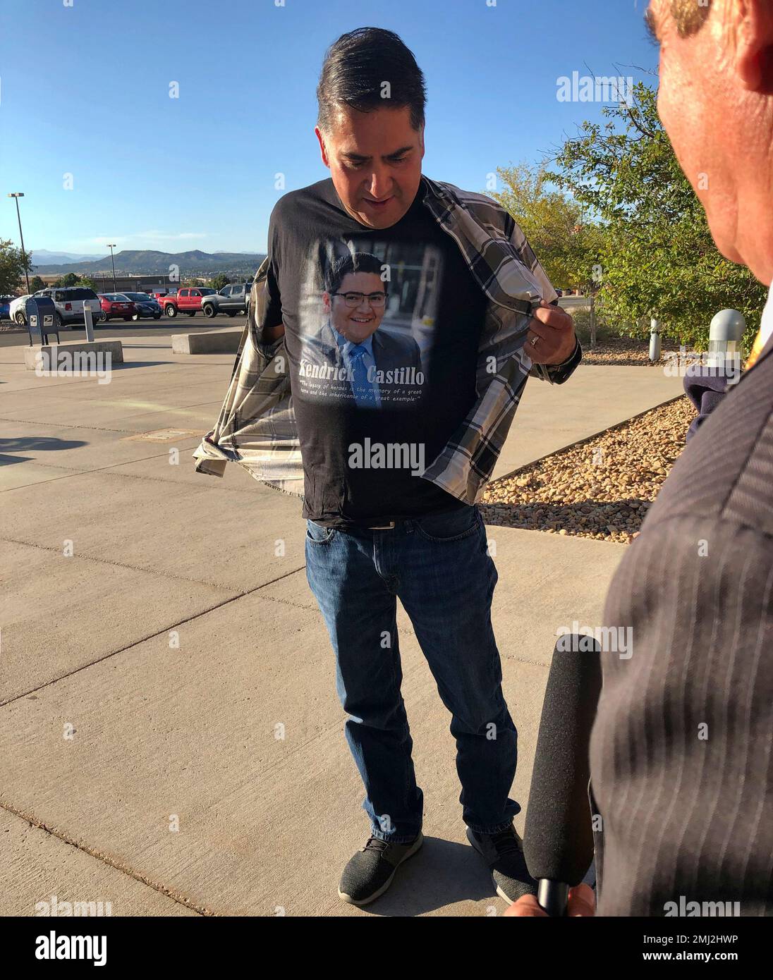 In this Tuesday, Sept. 24, 2019 photo John Castillo, the father of ...