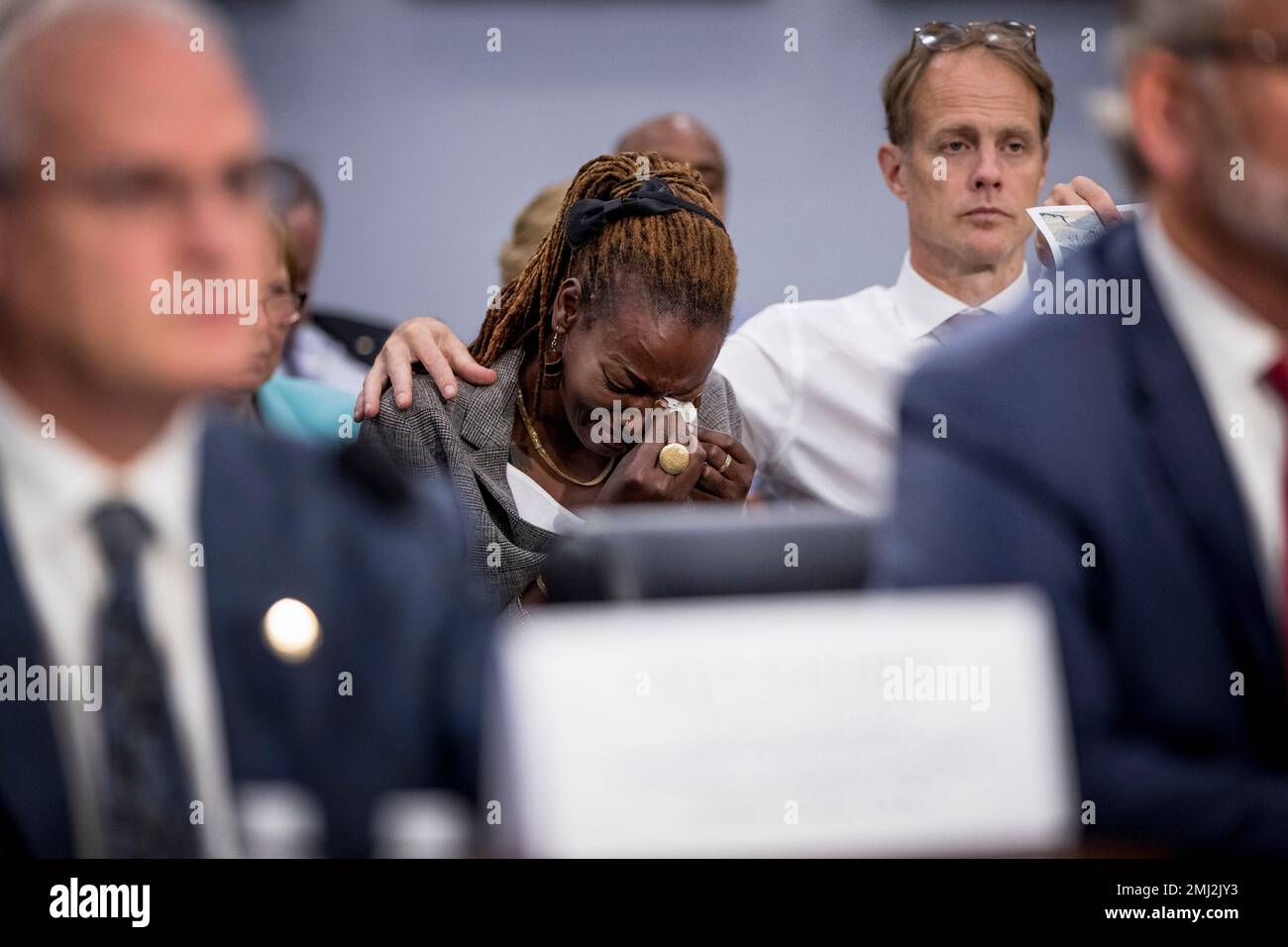 Huguette Debets, who lost her husband Jackson Musoni in the Ethiopian ...
