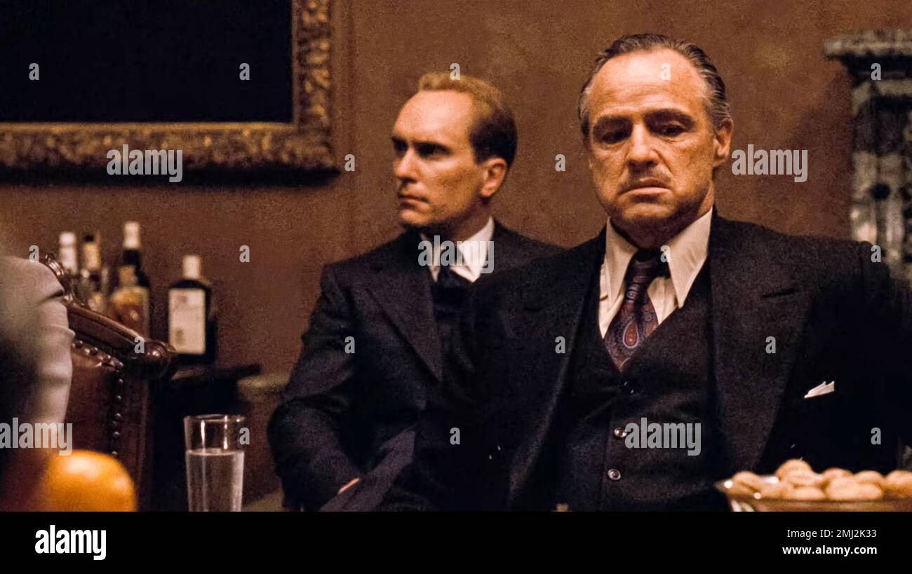 USA. Marlon Brando and Robert Duvall in a scene from the (C)Paramount Pictures film: The ...