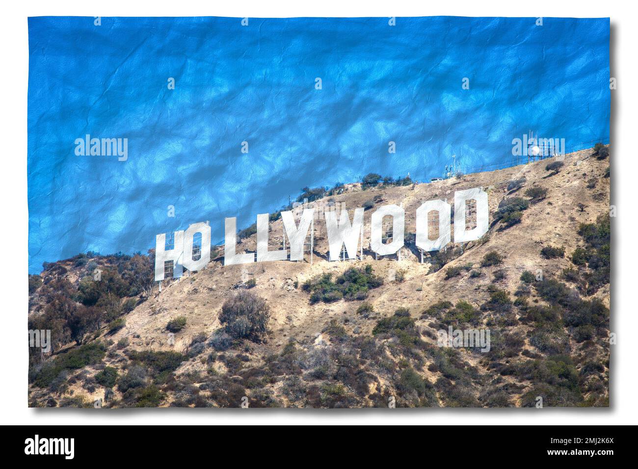 Hollywood Sign Cartoon