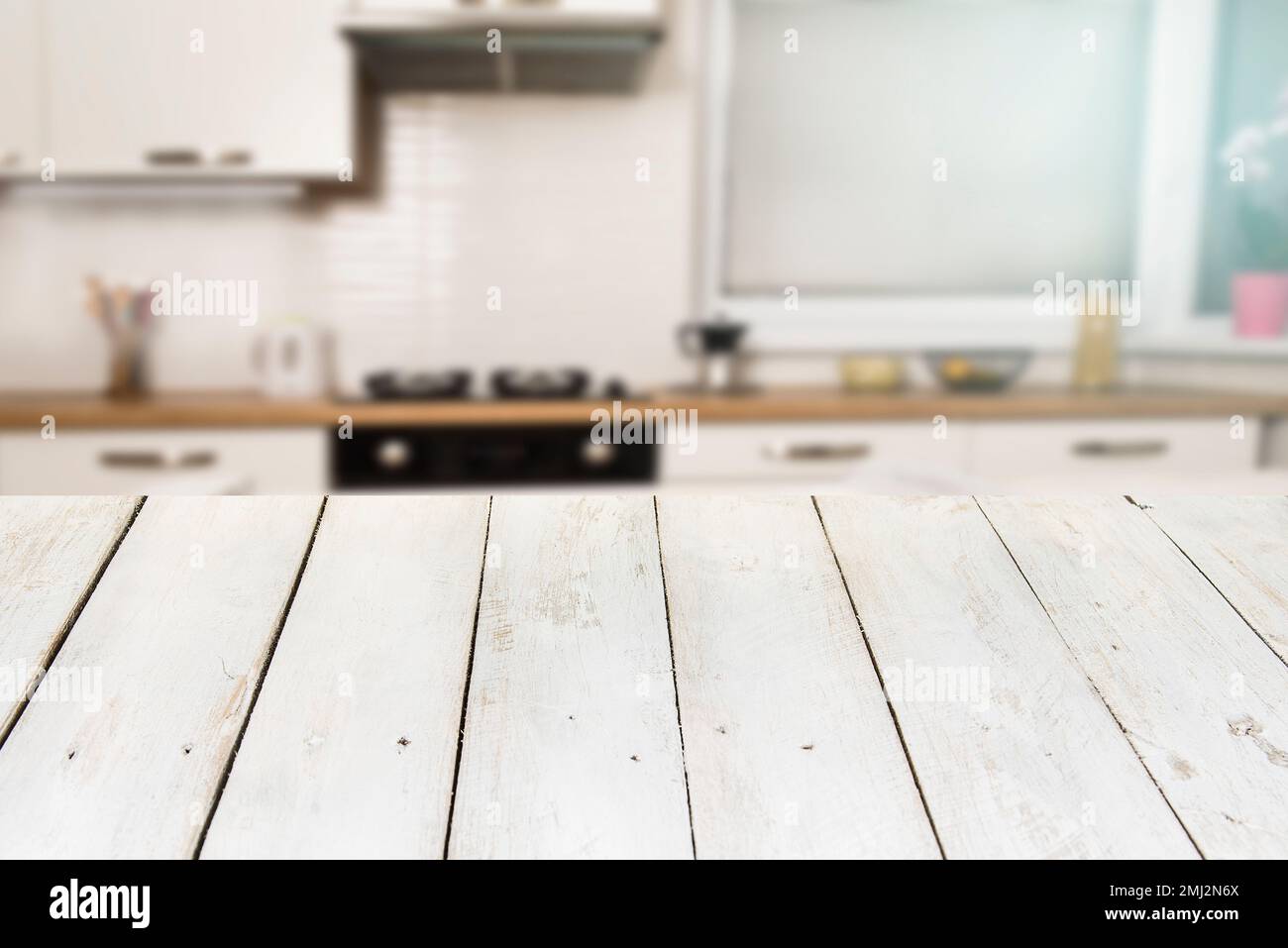 Wooden counter top hi-res stock photography and images - Alamy