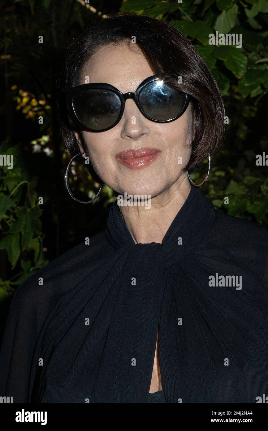 Actress Monica Bellucci poses for photographers ahead of the Dior Ready ...