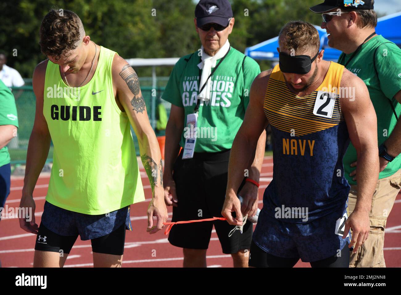 Retired U.S. Coast Guardsman ME2 Jacob Cox, Team Navy, competes in the ...