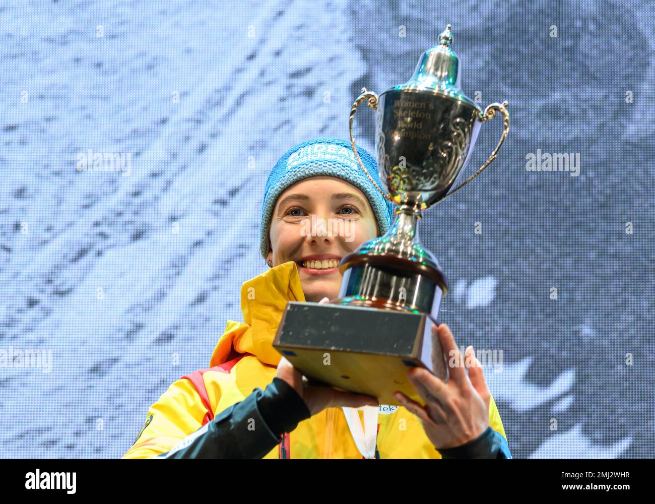 St. Moritz, Switzerland. 27th Jan, 2023. Skeleton: World Championship ...