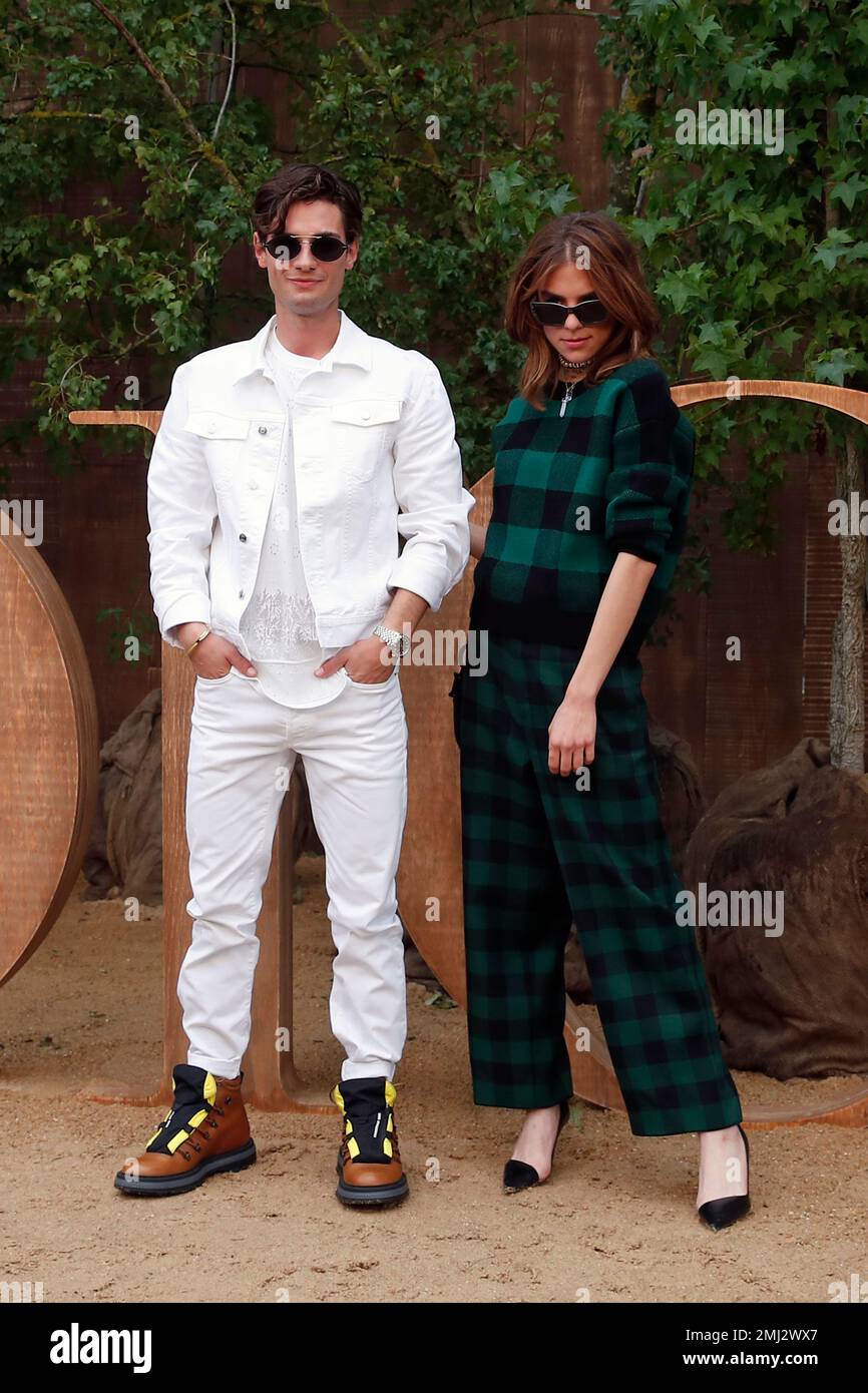 Jack Brett Anderson, left, and Morgan Polanski pose during a photocall ...