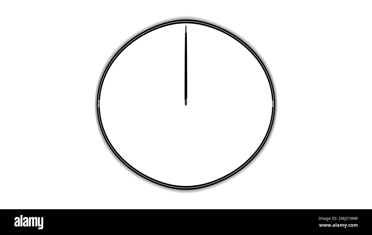 Beautiful 2d flat clock isolate on white background. concept of time ...