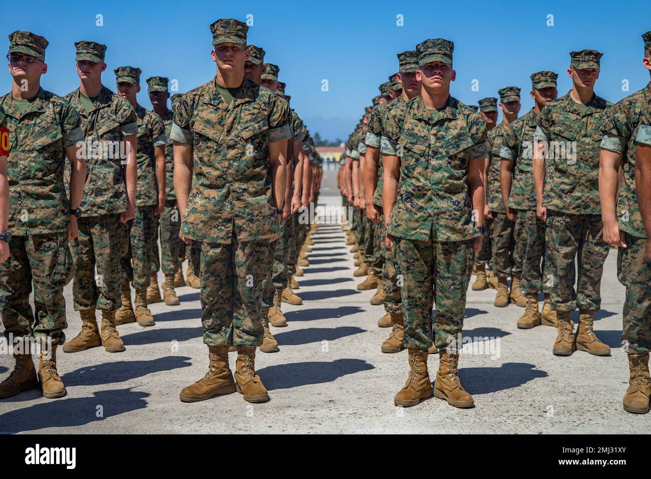 New U S Marine Corps Marines With Alpha Company 1st Recruit Training