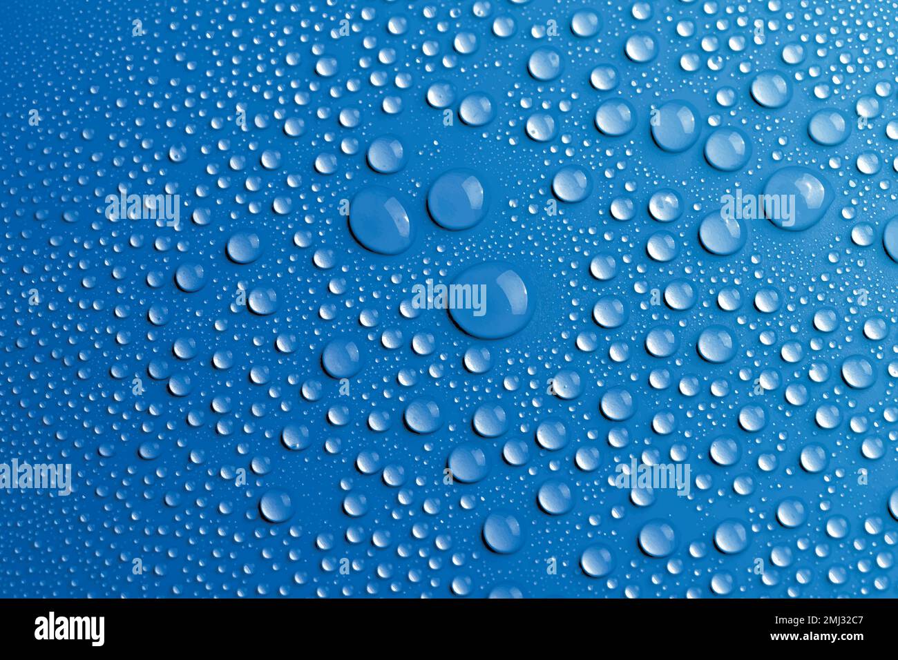 Water drop texture background, blue wallpaper vector Stock Vector Image ...