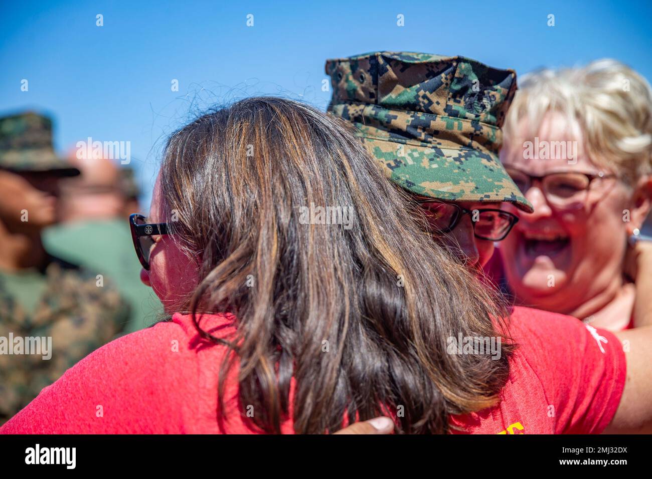 A new U.S. Marine with Alpha Company, 1st Recruit Training Battalion ...
