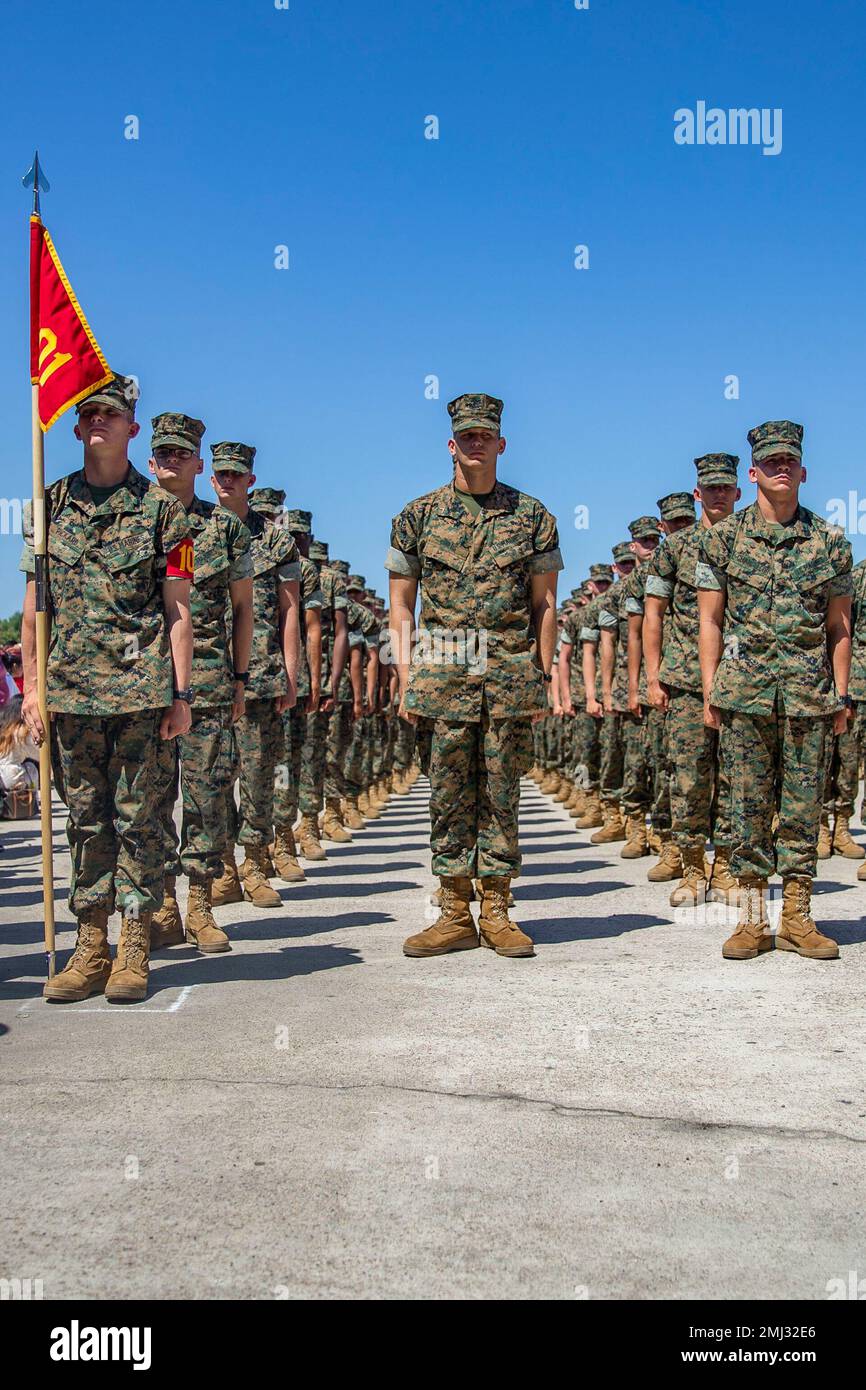 New U S Marine Corps Marines With Alpha Company 1st Recruit Training