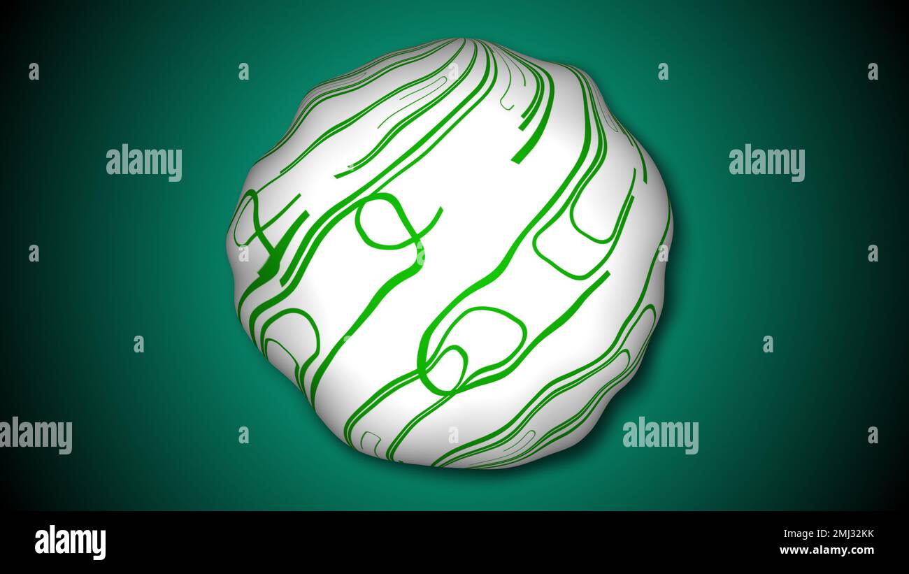 Abstract liquid sphere marble liquid isolate on white background Stock ...