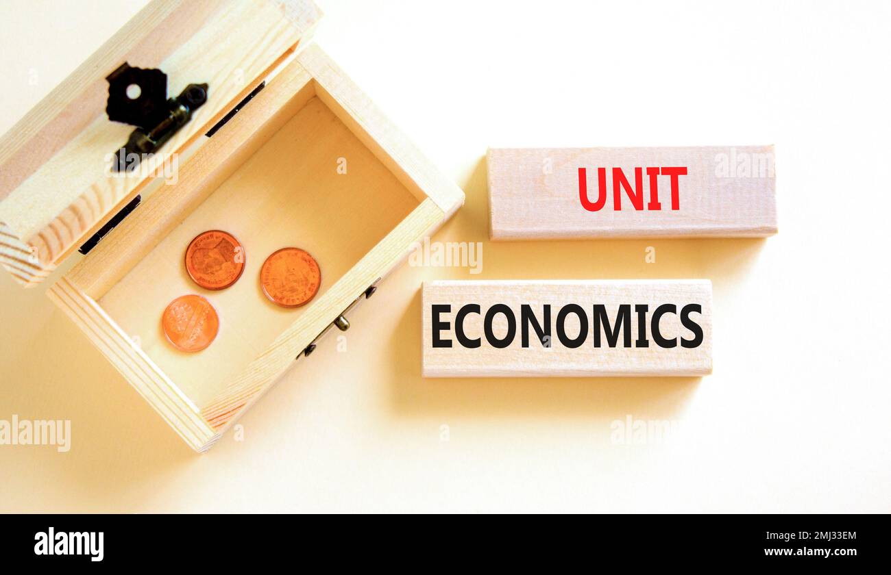 Unit economics symbol. Concept words Unit economics on wooden blocks ...