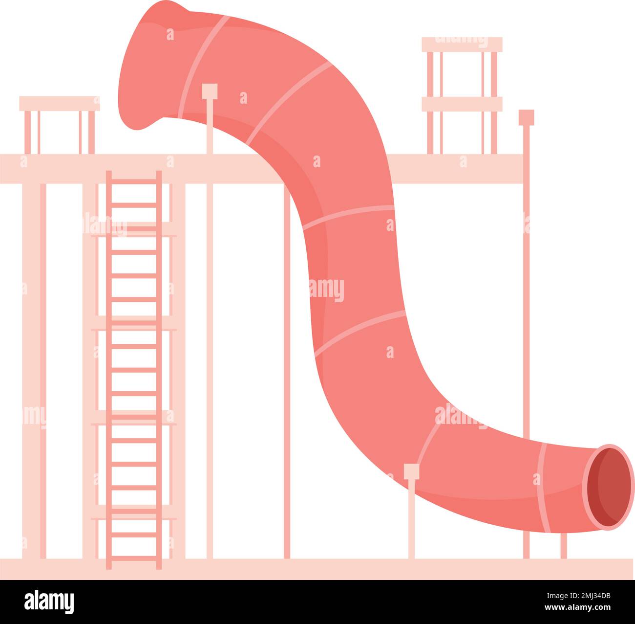 red slide water park icon Stock Vector Image & Art - Alamy