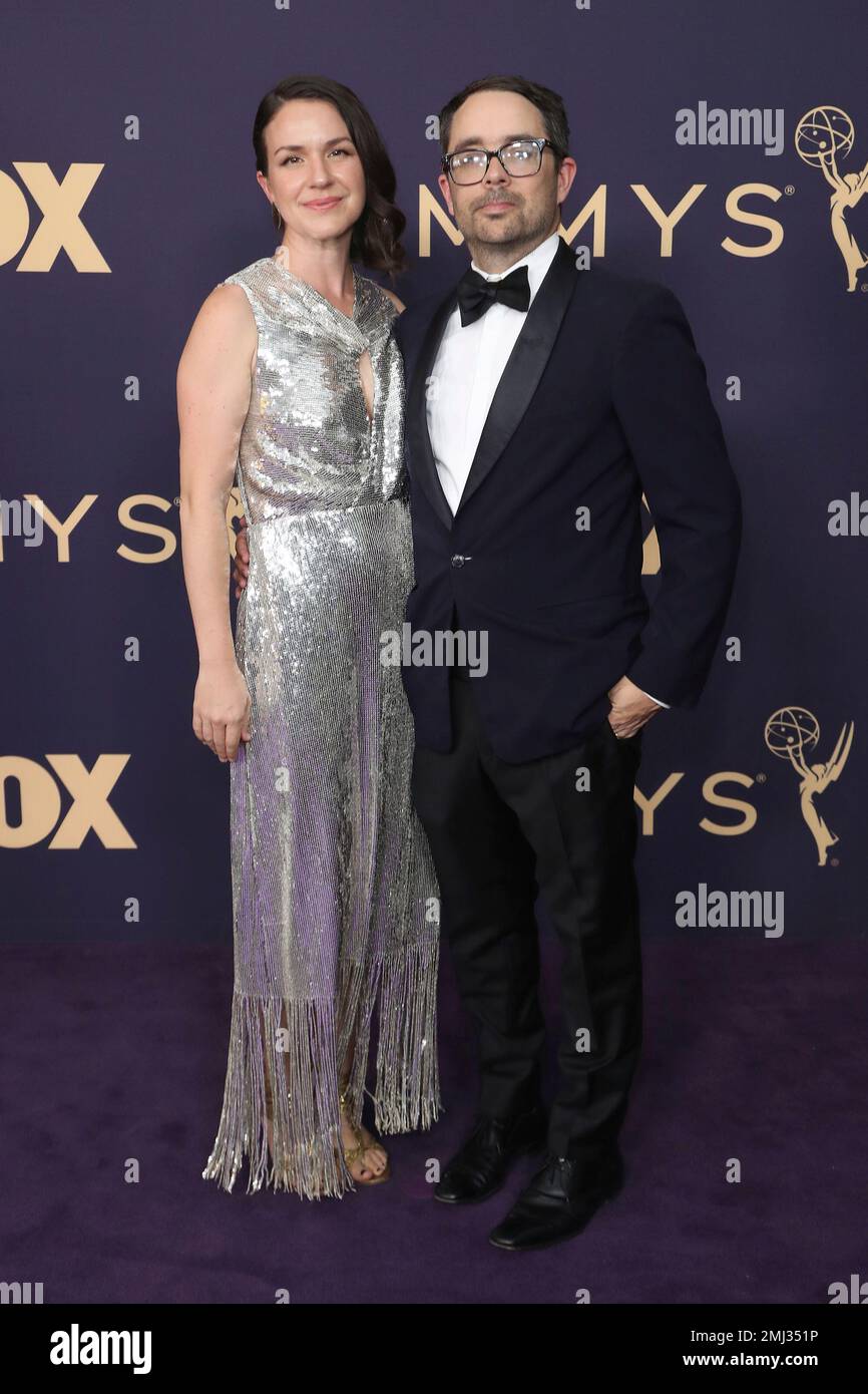 Kathleen Murray, left, and Matt Murray arrive at the 71st Primetime ...