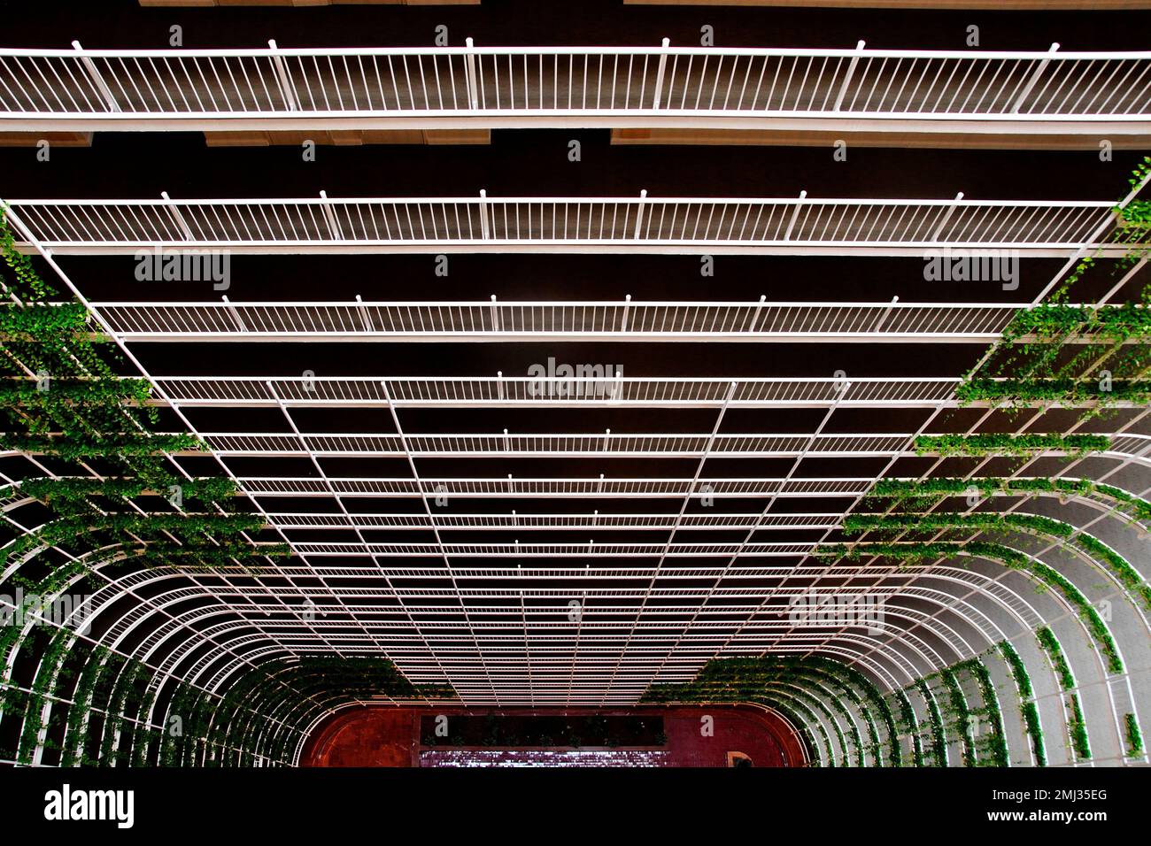 Florida, Miami, The Grand Condominium, The Atrium Stock Photo - Alamy