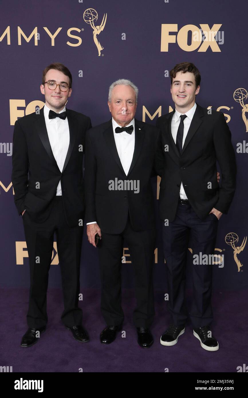 Henry Michaels, from left, Lorne Michaels, and Eddie Michaels arrive at ...