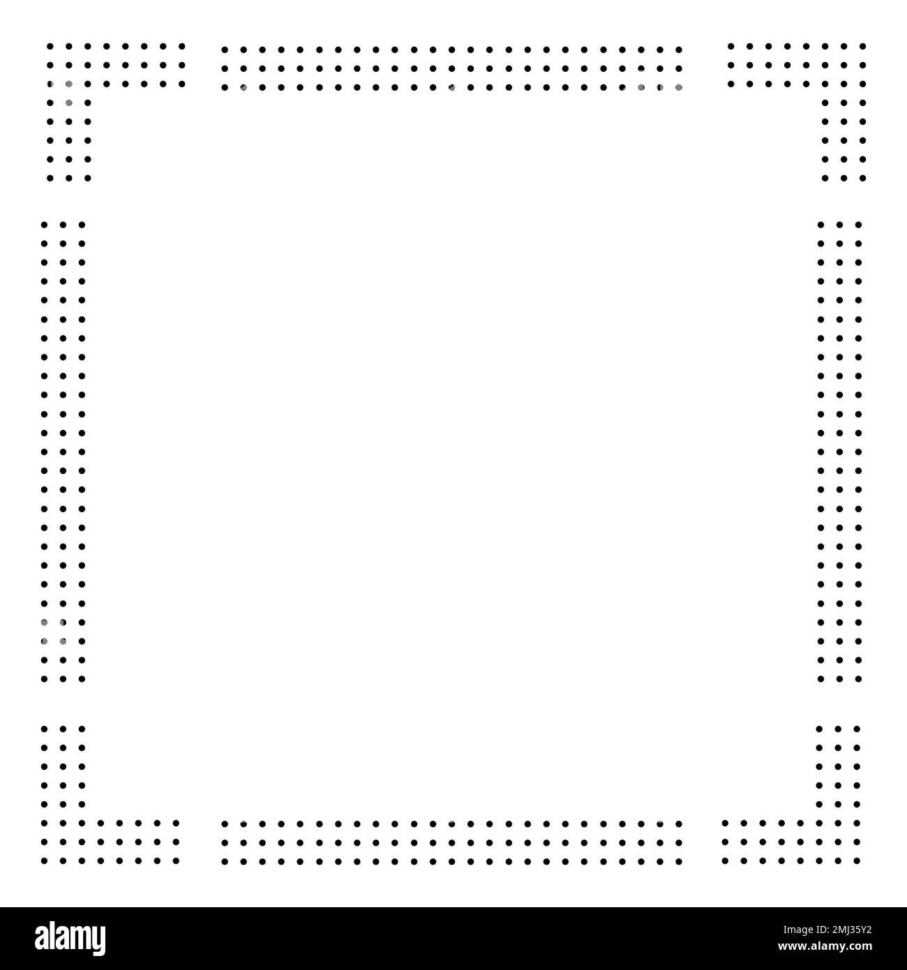 Simple and floral frame and square border Stock Photo - Alamy