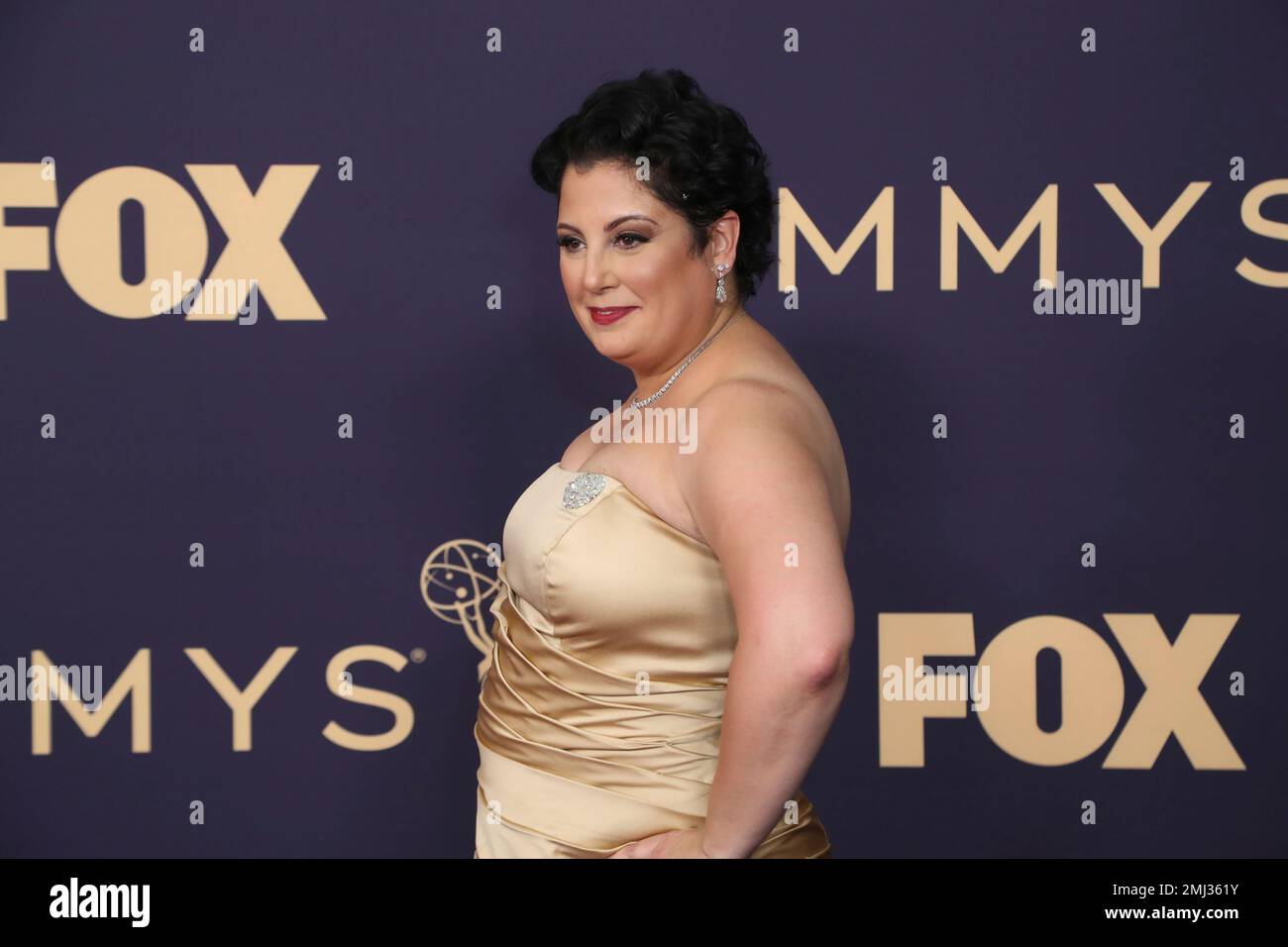 Paula Lauzon arrives at the 71st Primetime Emmy Awards on Sunday, Sept ...