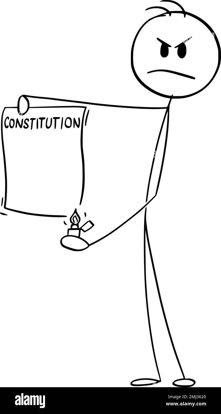 Burning constitution Cut Out Stock Images & Pictures - Alamy