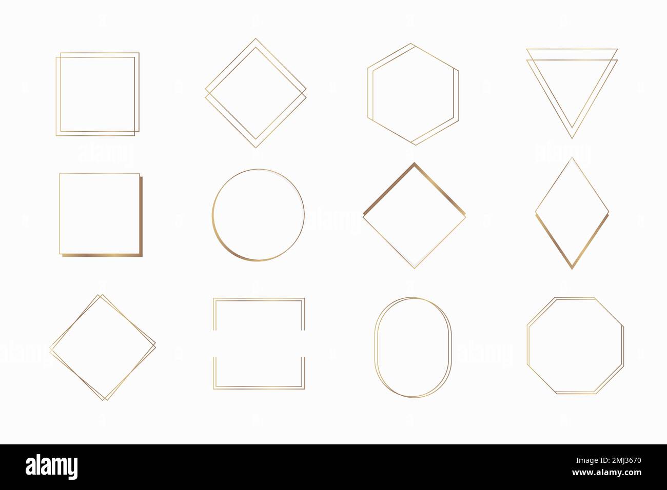 Collection of various frames template vector Stock Vector Image & Art ...