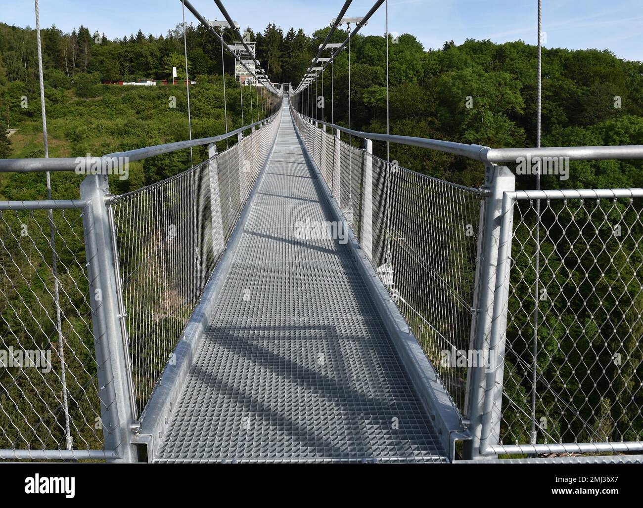 Titan RT, pedestrian suspension bridge, rope bridge in the Harz ...